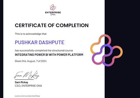 Enterprise Dna Certification Pushkar Dashpute