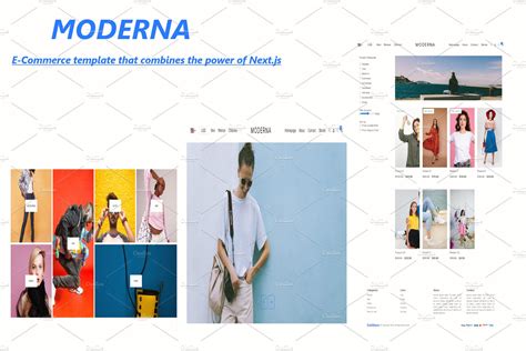 Moderna Nextjs Ecommerce Template React Components Snippets And More ~ Creative Market