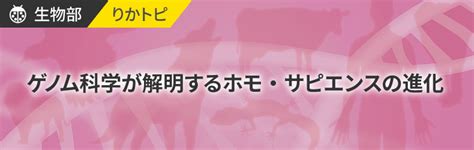 ゲノム科学が解明するホモ・サピエンスの進化 トピックス後日談を公開！ 理科年表オフィシャルサイト