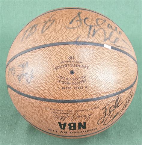 The Los Angeles Lakers Basketball Signed With Co Signers