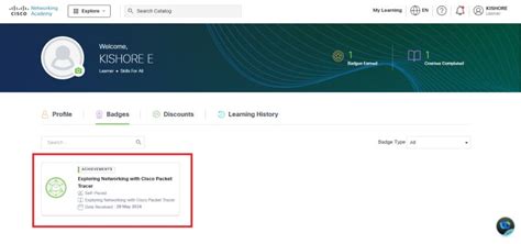 Kishore E On Linkedin Cisconetworking Packettracer Continuouslearning
