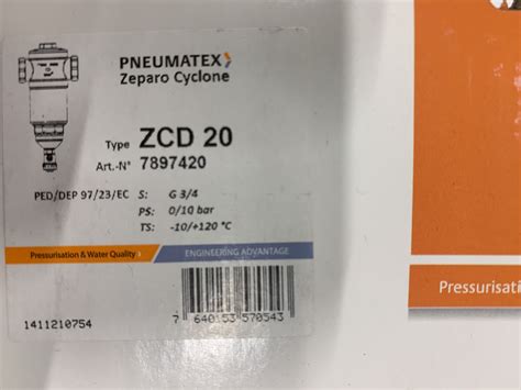 Smutsavskiljare Zeparo Cyclone Dirt ZCD 20 - Auktioner online ...