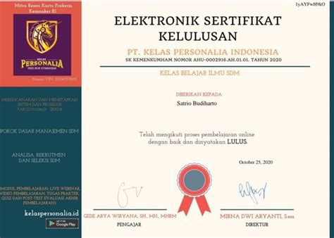 satrio budiharto on linkedin baru masuk e mail