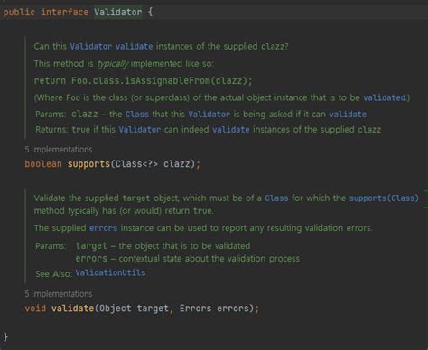 Spring Validation