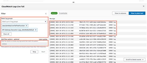 Simplifying Lambda function development using CloudWatch Logs Live Tail and Metrics Insights ...