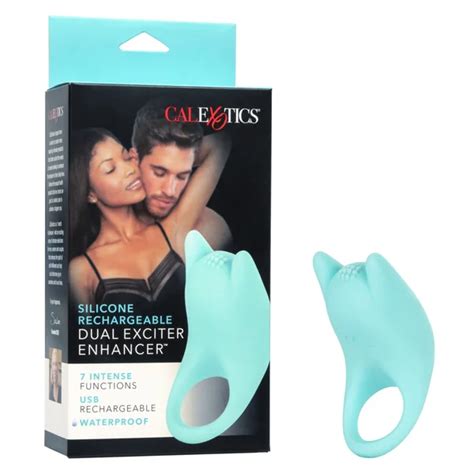 Silicone Rechargeable Dual Exciter Enhancer 30000 Premium Pleasure