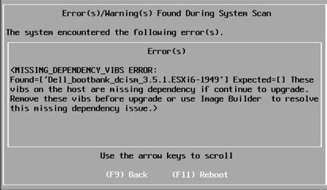 Dell Poweredge R640 Upgrade Esxi 67 To 70 Update 3c Missing Depenceny