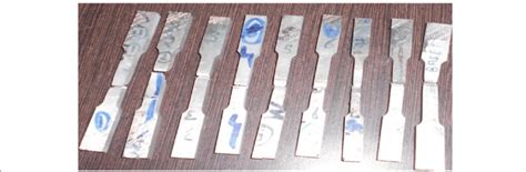 Specimens After Tensile Test Download Scientific Diagram