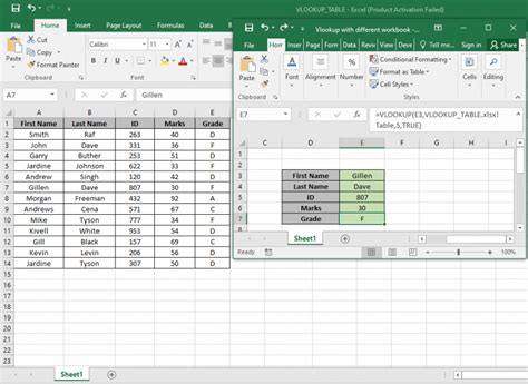How To Use Vlookup With Different Excel Workbook