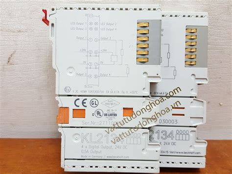 Cửa Hàng Vật Tư Tự Động Hóa Hcm Mô đun Transistor Source Output Beckhoff Kl2134