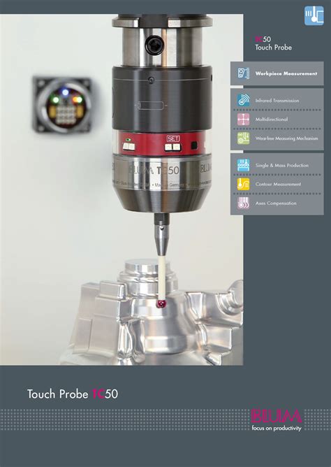 Tc50 Touch Probe Tactile Workpiece Measuring System Infrared Transmission Blum Novotest Germany