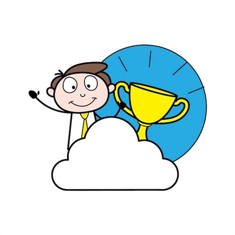 Premium Vector Asset Of A Young Businessman Cartoon Character