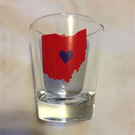 Ohio Shot Glass Etsy