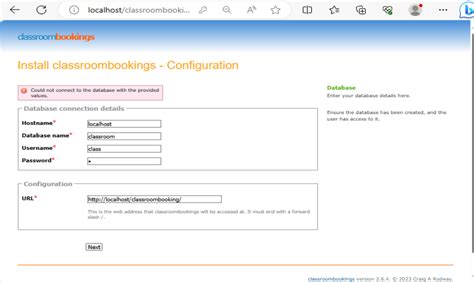 Cannot Connect To Database · Issue 58 · Classroombookingsclassroombookings · Github