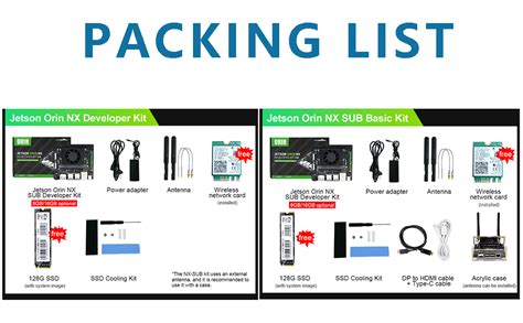 Jetson Orin Nx Sub Developer Kit With 8g 16gb Ram 16gb Ram Ultimate Kit Electronics