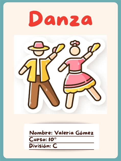 Carátula De Danza Pdf