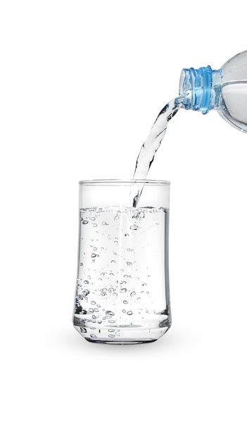 Premium Photo Pour Drinking Water Into The Glass