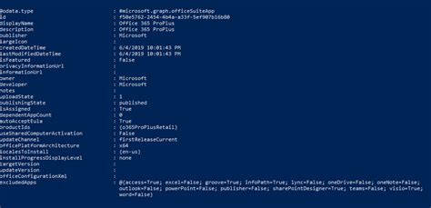 New Intunemobileapp For Office 365 · Issue 52 · Microsoftintune Powershell Sdk · Github