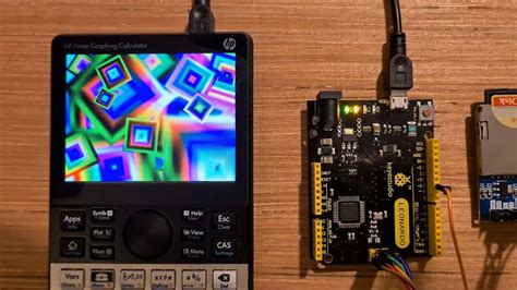 Copying Files From Sd Card To Hp Prime Via Arduino Leonardo Displaying Images And Text Youtube