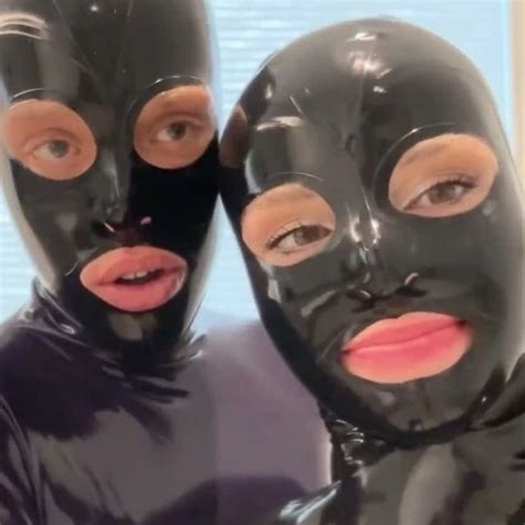 Touchedfetish Latex Rubber Fetish Couple In Shiny Catsuit Amateur Sub Slave Gets Dominated