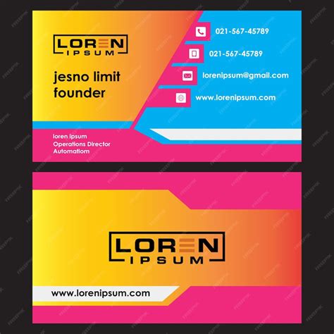 Premium Vector Business Card