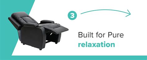 More4homes Oscar Pushback Recliner Armchair Sofa Chair For Living