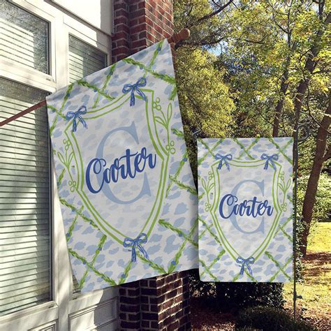 Personalized Flag Custom House Flag Monogrammed Garden Flag
