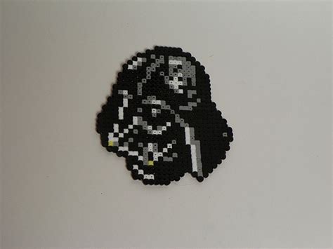Darth Vader Perler Bead Art Fuse Beads Star Wars Jewelry