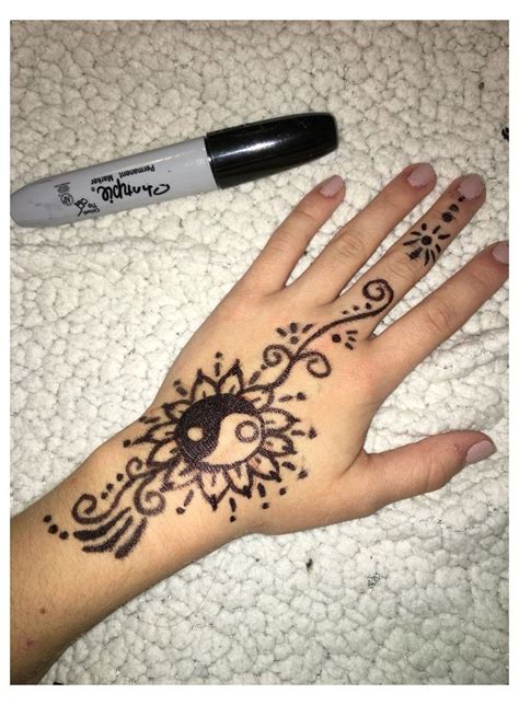 Easy Tattoos To Draw With Sharpie For Girls
