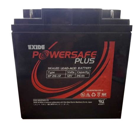 Exide Powersafe Plus EP 26 12 Battery At Rs 2700 Exide SMF Battery In
