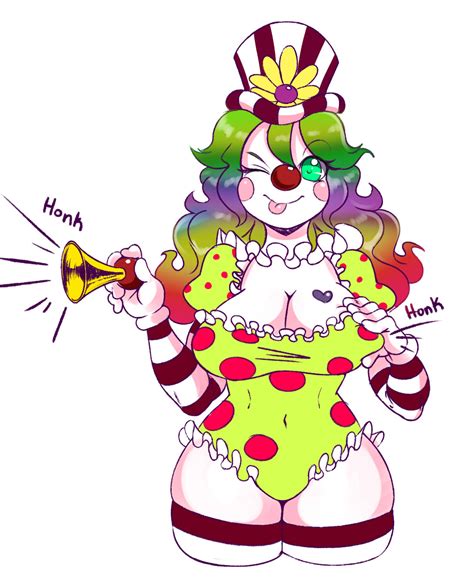 Rule 34 1girls 2015 2d Big Breasts Breasts Cleavage Clown Clown Girl