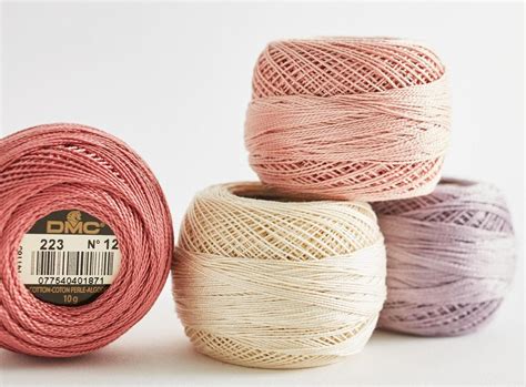 Dmc Pearl Cotton Size 12 Perle Cotton Ball Embroidery Etsy Embroidery