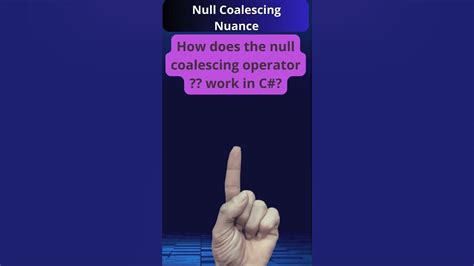 Mastering The Null Coalescing Operator In C Youtube