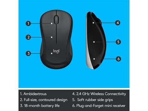 Logitech Mk Advanced Rf Wireless Keyboard And Mouse Newegg Com