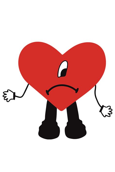 Bad Bunny Png Un Verano Sin Ti Heart Png Digital Download Etsy
