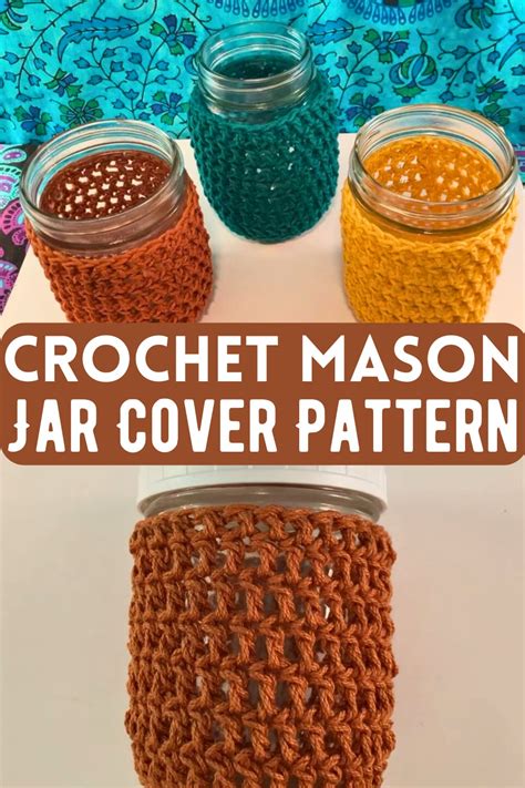 Crochet Jar Cover Patterns For Fresh And Cozy Look All Crafts