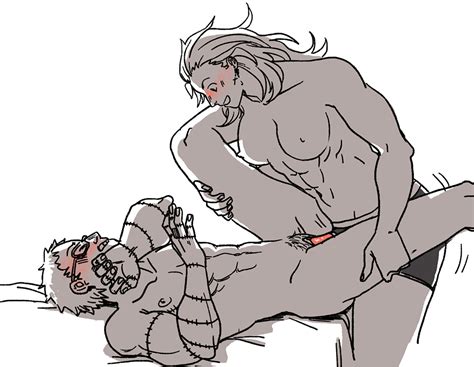 Rule 34 Cuntboy Dorohedoro Intersex Monochrome Muscular Muscular Male