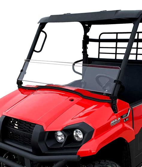 Mule Pro Mx Half Windshield Clearly Tough Utv Windshields