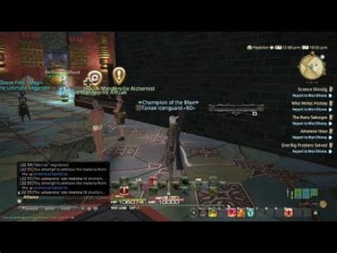 FINAL FANTASY XIV Coming Dawn Mandervillous Battleaxe YouTube