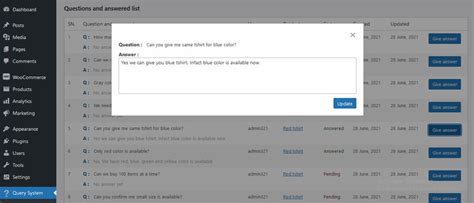 WooCommerce Products Questions Answered System By Nndevs CodeCanyon