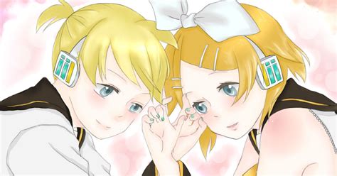 鏡音リン リンレン `・ω・´のイラスト Pixiv