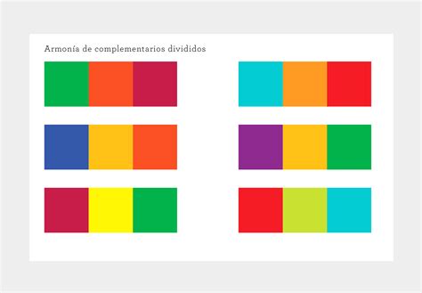 Paleta De Colores Complementarios Dividida Una Guía Para Liberar El