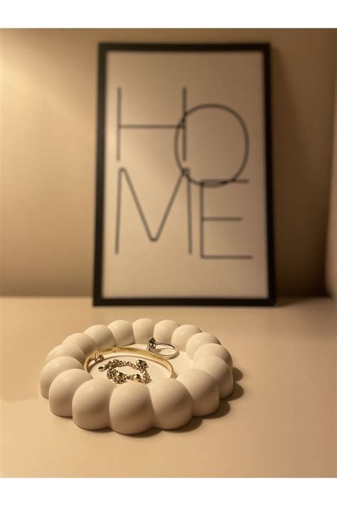 Kums Design Dekoratif Bubble Organizer Takı Mum Ve Saksı Altlığı Organizer Sehpa Düzenleyici