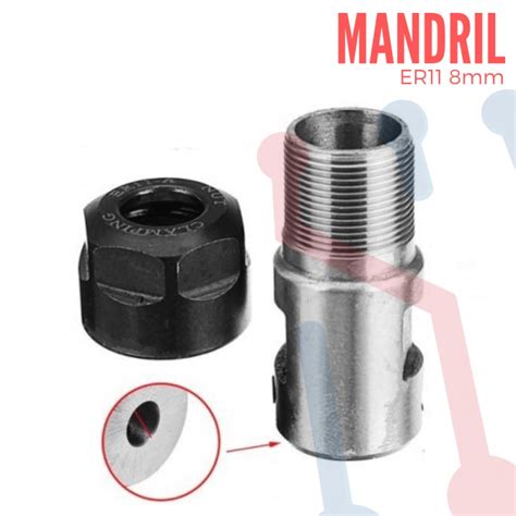 Mandril Er11 8mm