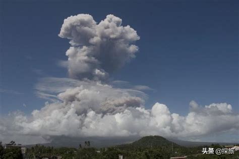 突發菲律賓火山噴發一對新人正在舉行了婚禮 每日頭條