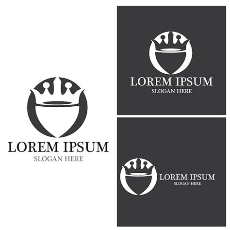 Premium Vector Crown Logo Template Vector Icon