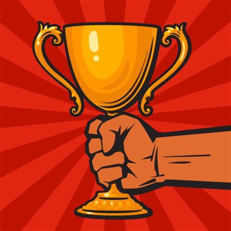 Gold Trophy Cup Royalty Free Vector Image VectorStock