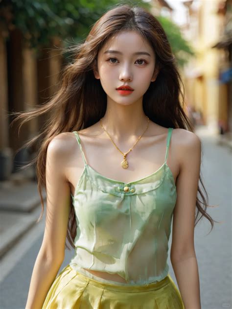 街角偶遇，这位小姐姐美到让人瞬间瘫痪