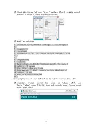Makalah Tentang ARDUINO Dan Cara Penggunaannya DOCX