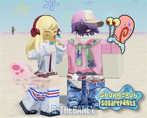 R Thebaney Spongebob Avatar Roblox Patrick Roblox Avatar Roblox